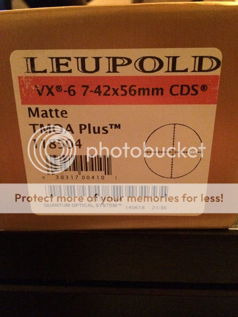 2 New Leupold VX6 7-42x56 scopes **SPF**